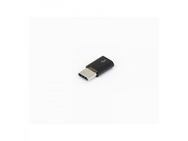 E-green Adapter USB 3.1 tip C (M) - Micro USB (F) crni