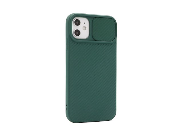 Futrola Cam Shield colorful za Iphone 11 tamno zelena