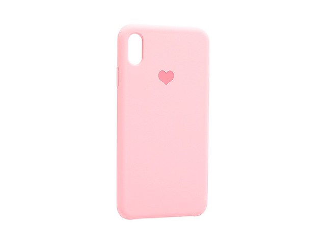 Futrola Heart za Iphone XS Max roze