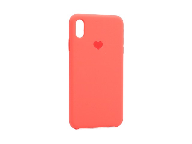 Futrola Heart za Iphone XS Max narandzasta