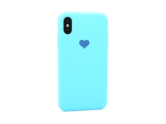 Futrola Heart za Iphone X/XS plava