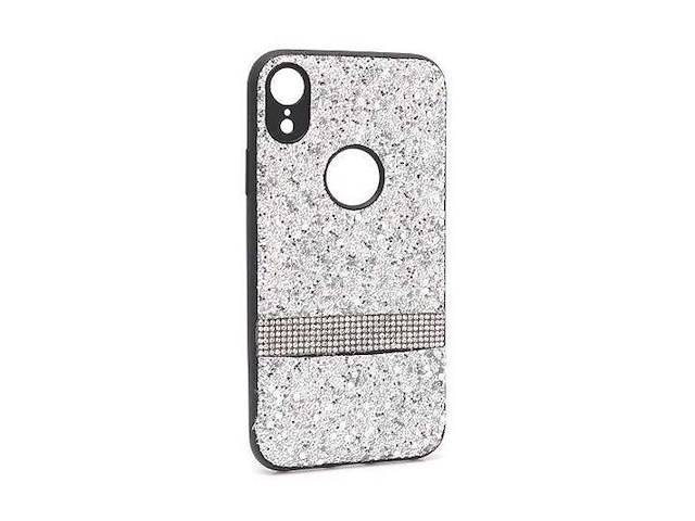 Futrola Glittering Stripe za Iphone XR srebrna