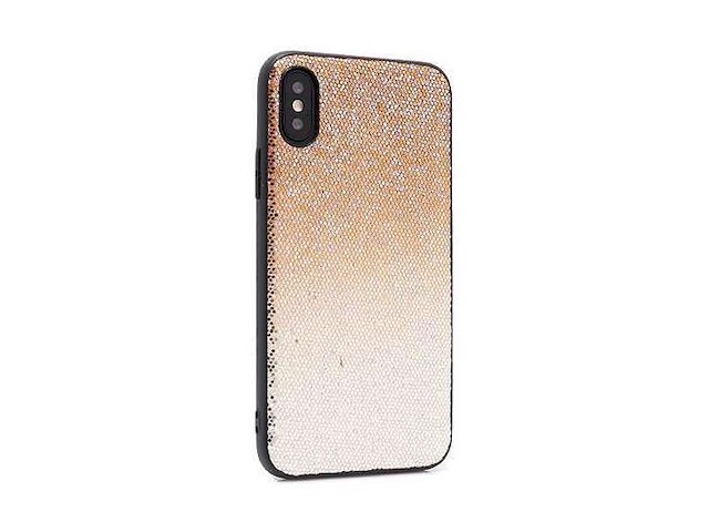 Futrola Glittering New za Iphone XS zlatno-srebrna