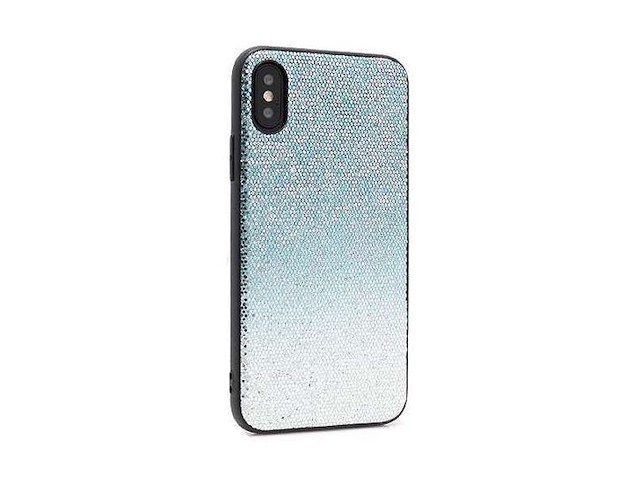 Futrola Glittering New za Iphone XS tirkizno-srebrna