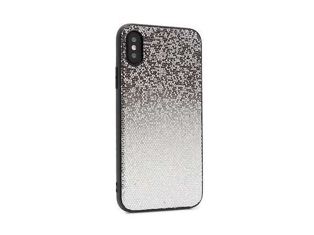 Futrola Glittering New za Iphone XS crno-srebrna