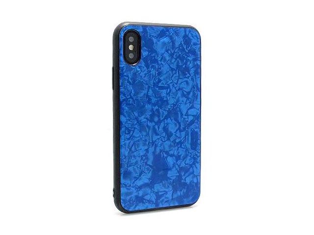 Futrola GLASS Crystal za Iphone X plava model 1