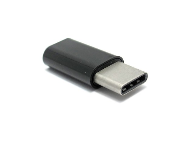 Adapter sa micro na type C crni