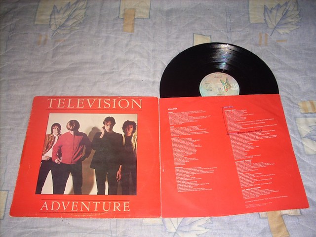 Television ‎– Adventure LP Suzy 1979.