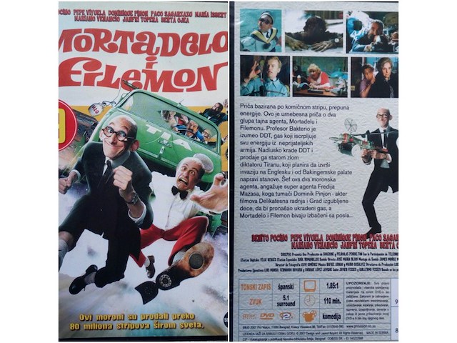 dvd Mortadelo i Filemon