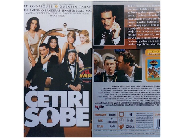 dvd Četiri sobe