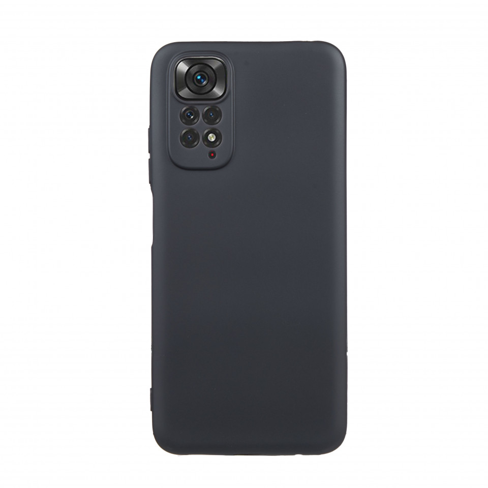 TPU MASKA PUDDING ZA XIAOMI REDMI NOTE 11, NOTE 11S 4G 2022 (6.43") CRNA
