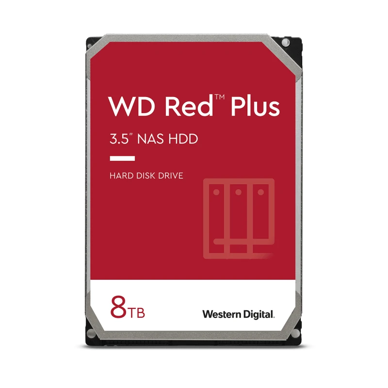 Western Digital 8TB 3.5" SATA III Red Plus NAS (WD80EFZZ) hard disk