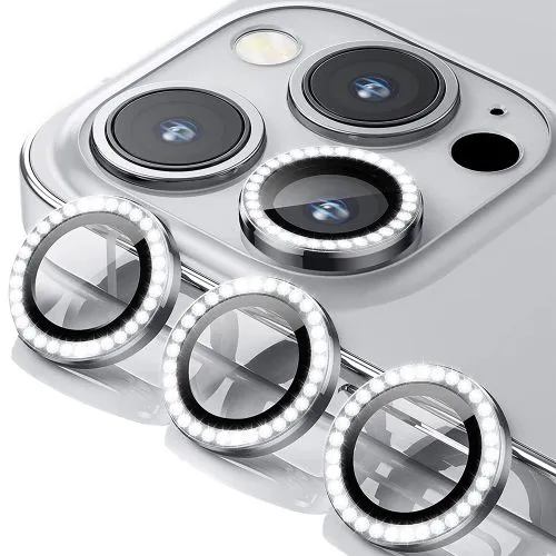 Zastita za kameru DIAMOND PREMIUM za iPhone 12 Pro/12 Pro Max srebrna (MS)