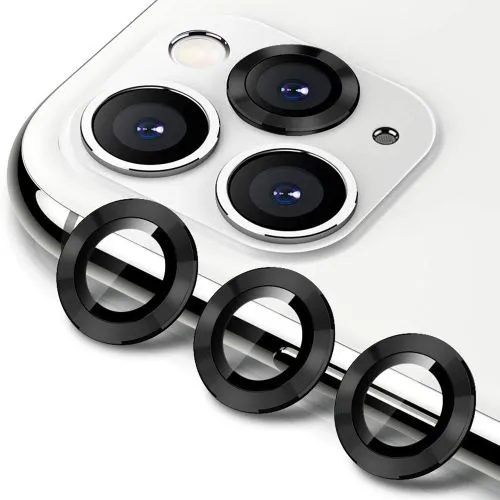 Zastita za kameru RING za iPhone 11 Pro/11 Pro Max crna (MS)