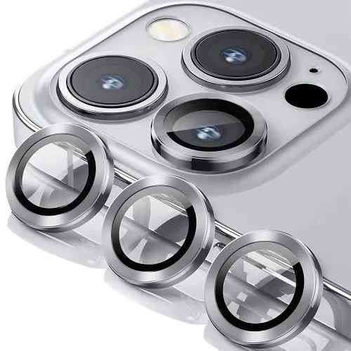Zastita za kameru RING za iPhone 13 Pro/13 Pro Max srebrna (MS)