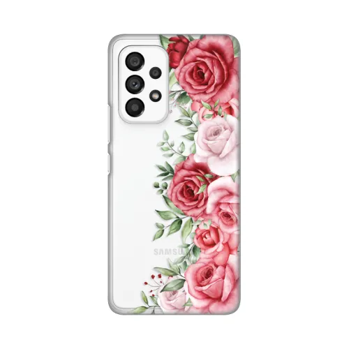Silikonska futrola - maska print Skin za Samsung A536 Galaxy A53 5G Wild Roses