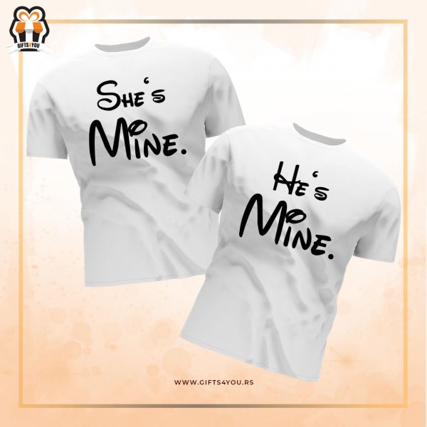 Majica za parove - she-he mine