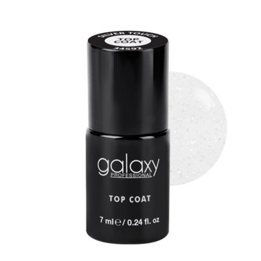 Završni nefiksirajući sjaj UV/LED GALAXY Silver Touch 7ml