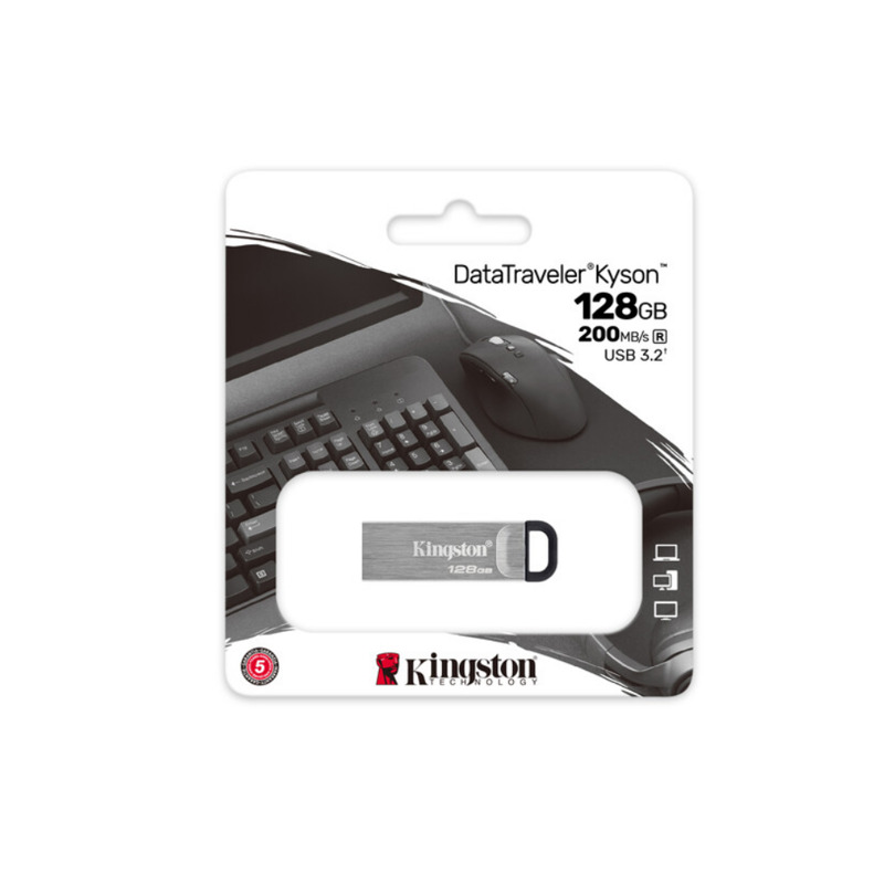 USB memorija KINGSTON DTKN/128GB/Kyson/3.2/srebrna