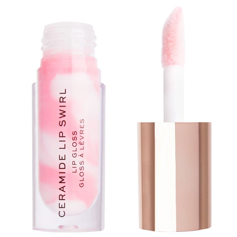 Sjaj za usne MAKEUP REVOLUTION Ceramide Lip Swirl Gloss Clear 4,5ml