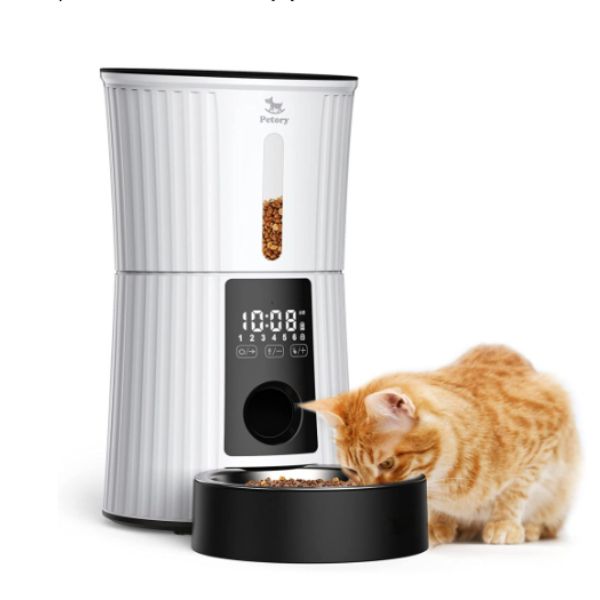Automatski dozator suve hrane za mačke i pse – Petori 4l