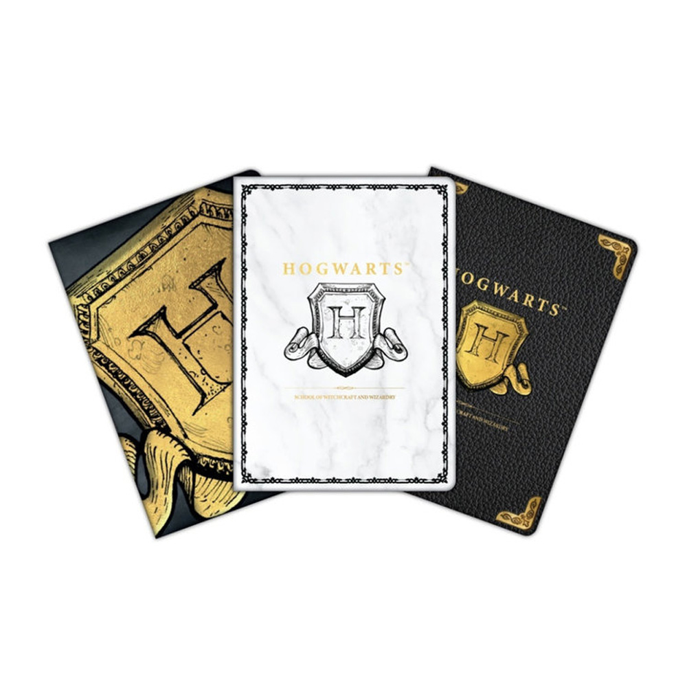 Harry Potter - A6 Notebooks 3PK - Hogwarts Shield