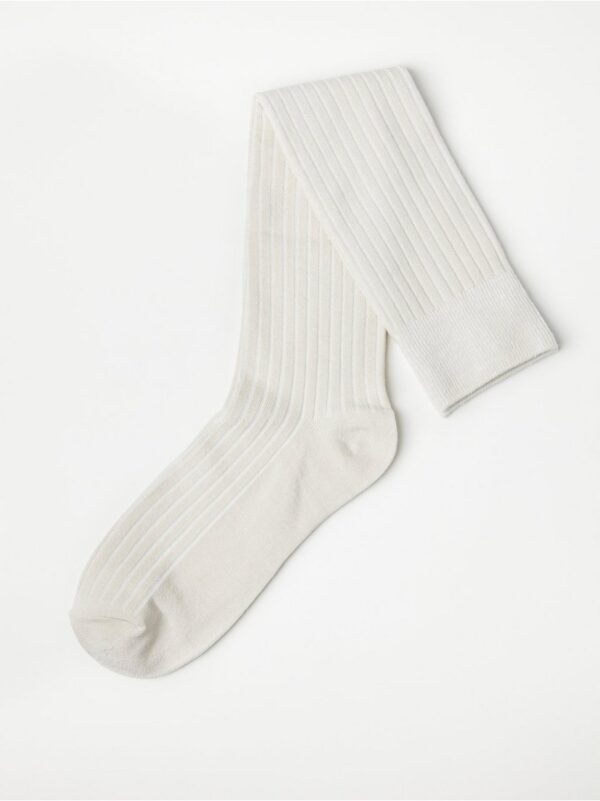 Čarape – Ribbed knee high socks