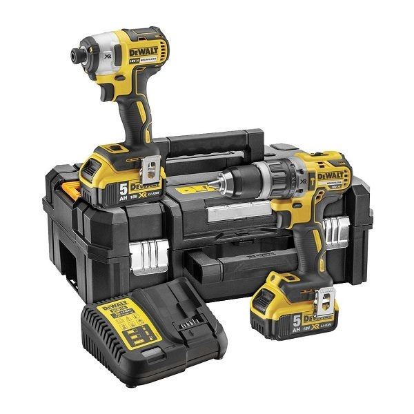 DeWalt akumulatorski set DCK268P2T – DCD791 + DCF887