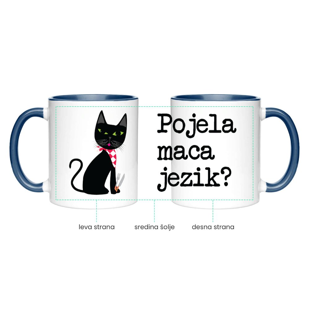 Pojela maca jezik