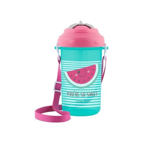 Canpol Babies Sportska Šolja Sa Slamčicom "So Cool" - 400Ml - Pink 12M+