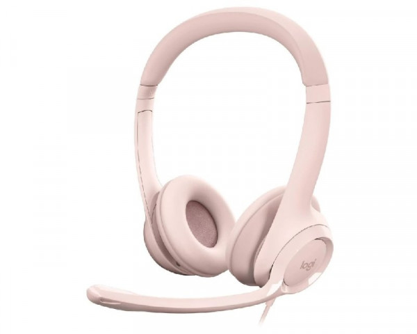 LOGITECH H390 Stereo Headset slušalice sa mikrofonom roze