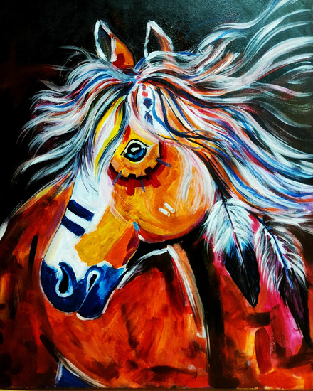 Slika "Divlji konj"