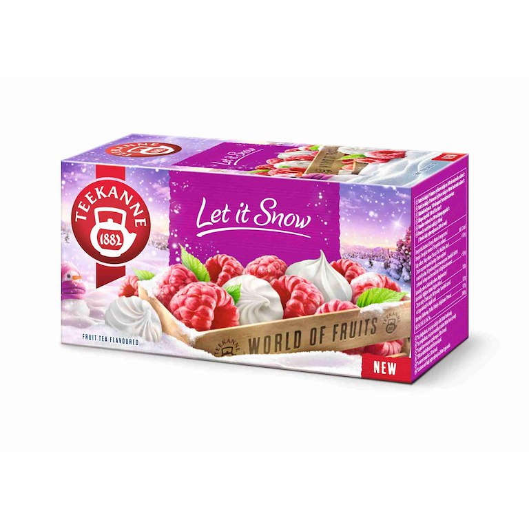 Teekanne čaj wof let it snow malina puslica 45g teekanne