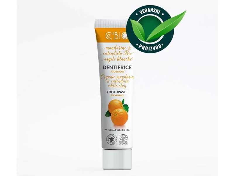 Organska Umirujuća Pasta za Zube Mandarina Gravier Ce Bio 75ml