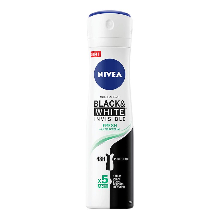 Nivea deo spr ž black&whi fresh 150ml nivea