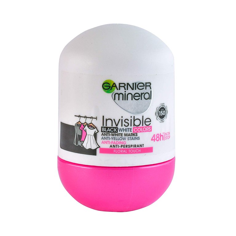 Garnier roll on mineral invisi black white&colors 50ml L'oreal