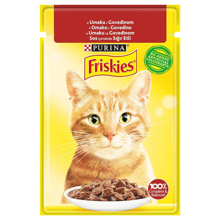 Friskies preliv za mačke govedina 85g friskies