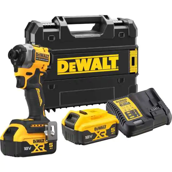 DeWalt DCF850P2T akumulatorski udarni odvrtač, 2x5,0 Ah XR + T-STAK kofer