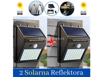 2 Solarna Led Reflektora (20 dioda) za 1200din!