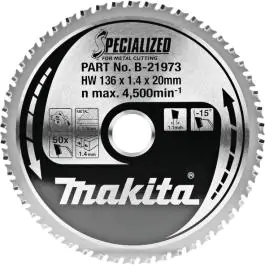 Makita TCT list za testeru, za metal 136x20x50z B-21973