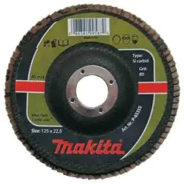 Lamelasti brusni disk za kamen-silikon karbid 125x22 ZR 80 MAKITA