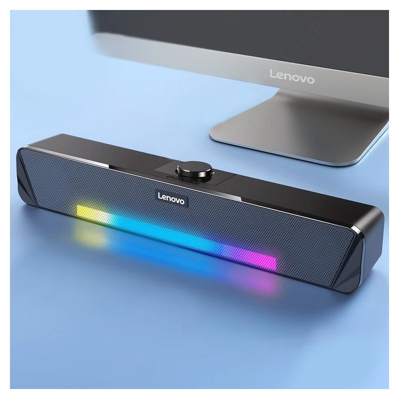 Bluetooth + USB zvucnik Lenovo TS33B RGB crni