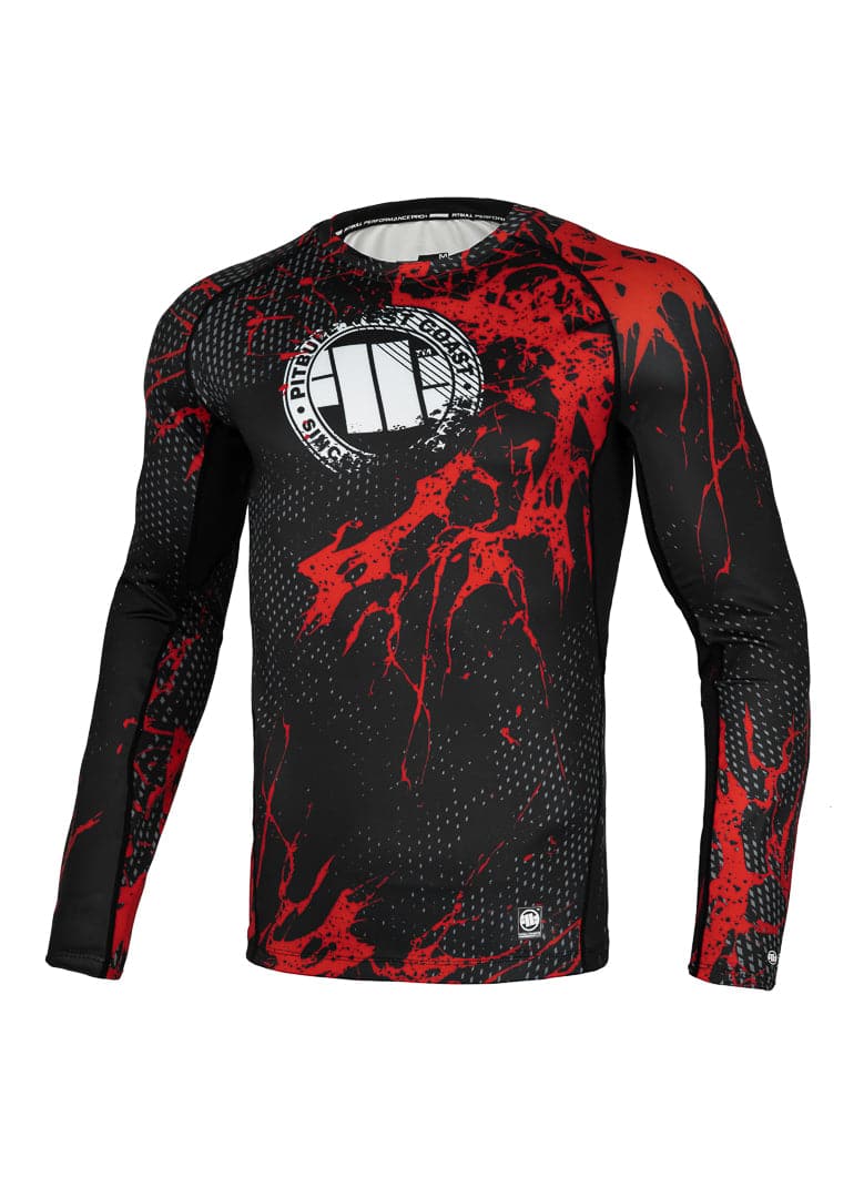 PIT BULL WEST COAST BLOOD DOG 2 RASH GUARD- DUGI RUKAVI