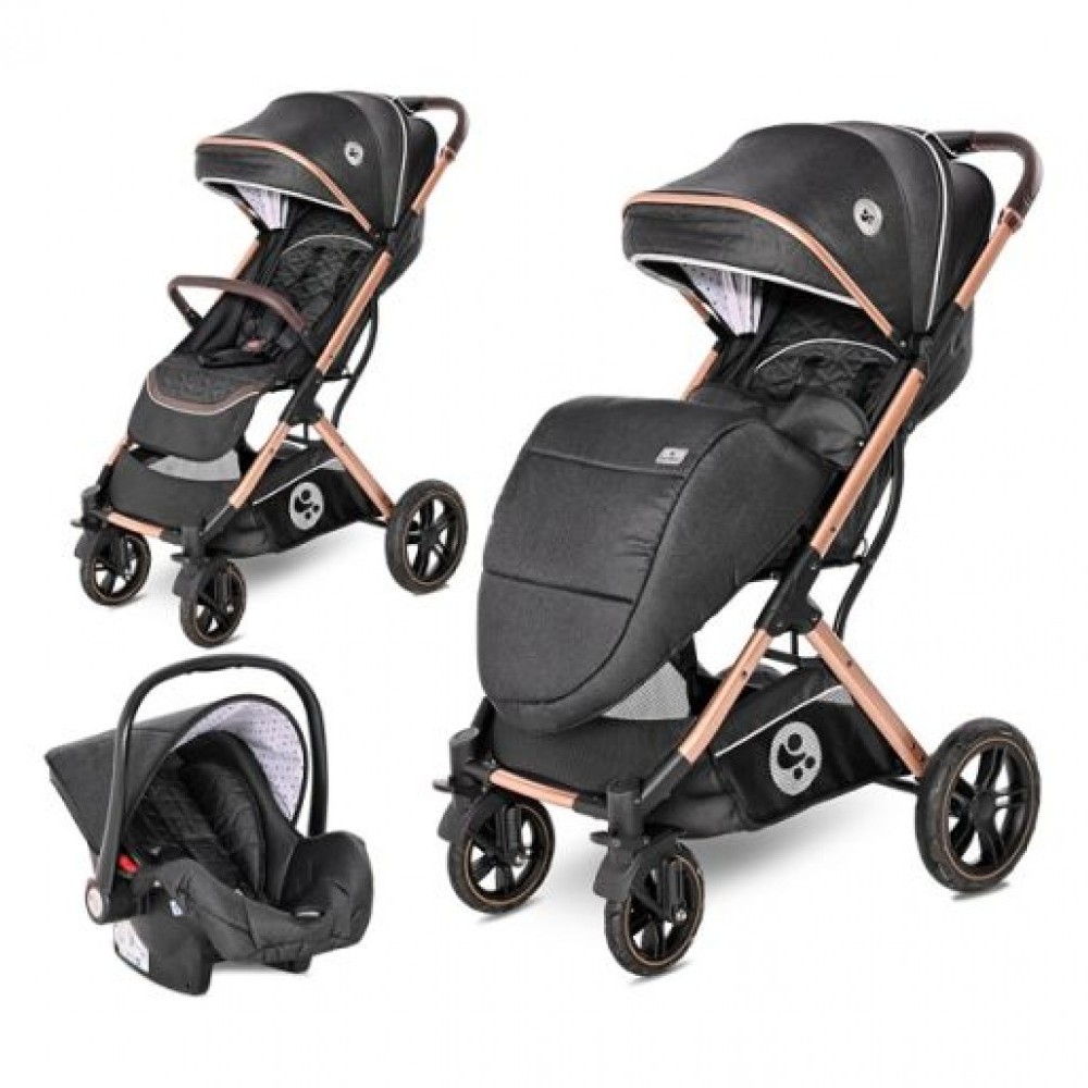 LORELLI KOLICA ZA BEBE STORM SET LUXE BLACK