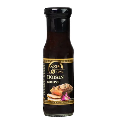 Hoisin sos Asia Time
Sastojci : voda, šećer, so, modifikovani kukuruzni skrob, fermentisana sojina pasta (soja 43%, pirinač, so) melasa, fermantisano sirće, beli luk, susamovo ulje, sojino ulje, ...