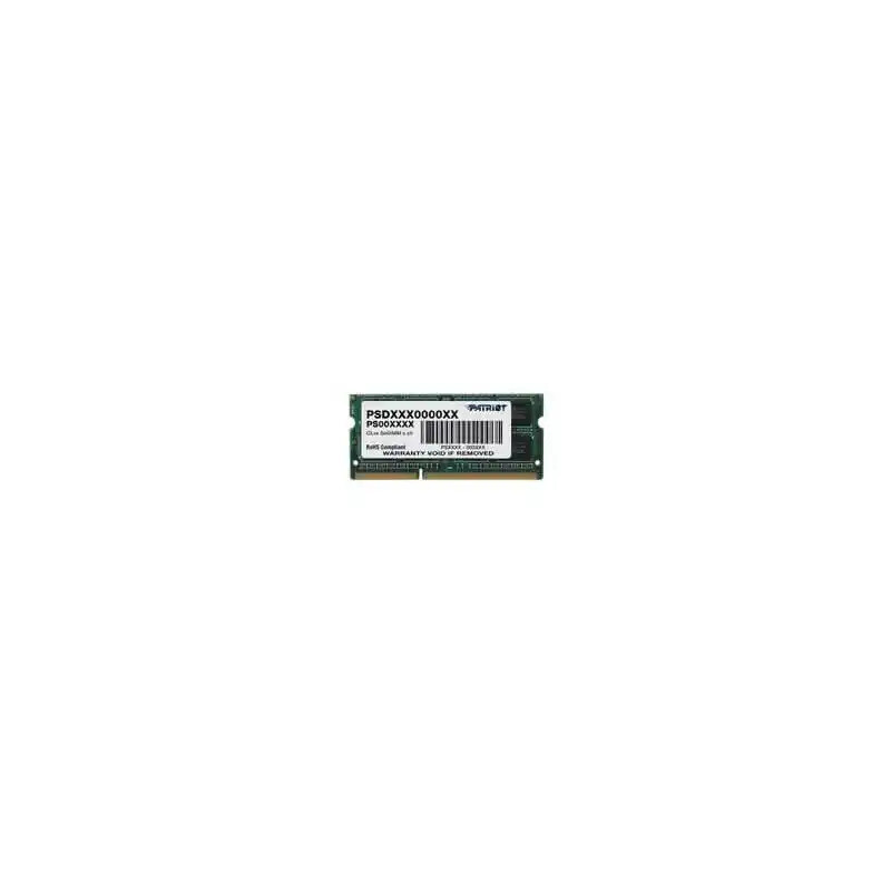 Memorija SODIMM DDR3 4GB 1333MHZ Patriot Signature PSD34G13332S