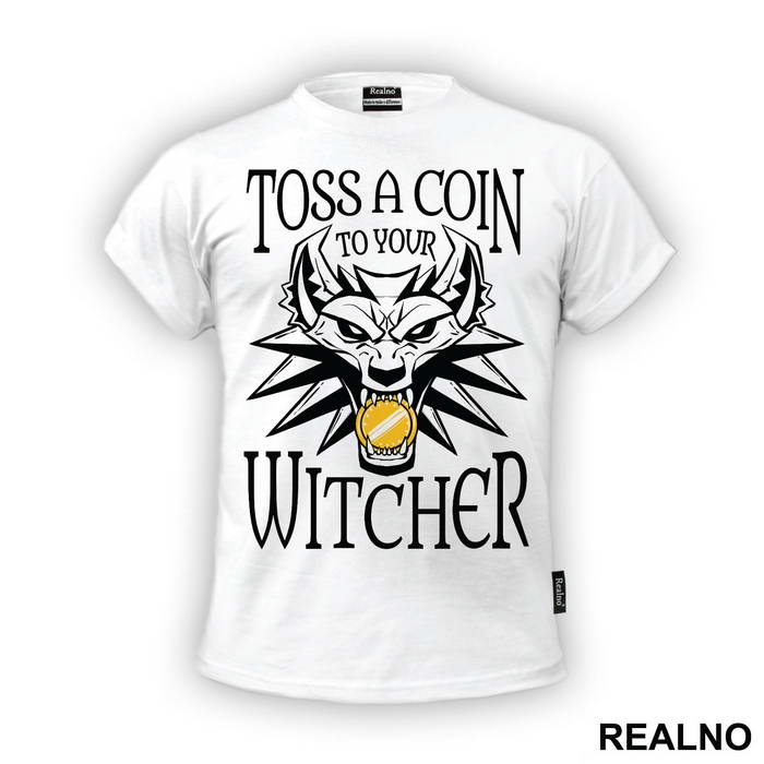 TOSS A COIN TO YOUR WITCHER - WOLF HEAD - THE WITCHER - MAJICA