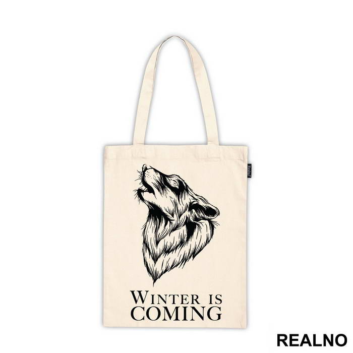 WINTER IS COMING - WHITE DIRE WOLF - GAME OF THRONES - GOT - CEGER