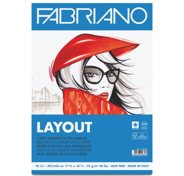 Fabriano layout A3 blok