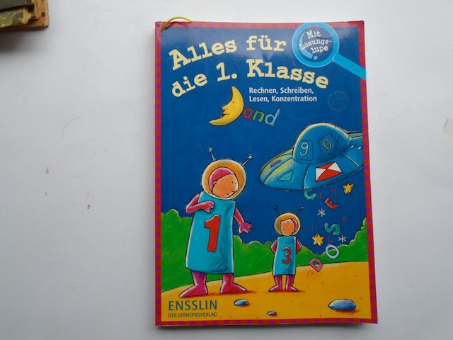 Alles fur die 1.klasse, Radna sveska za prvake, nemački